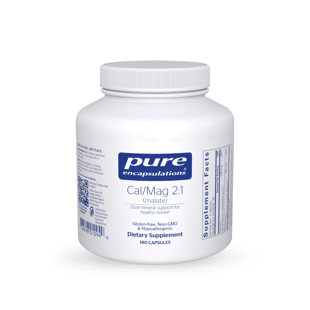 Pure Encapsulations Calcium Magnesium (malate) 2:1 180C – Sanozinatural