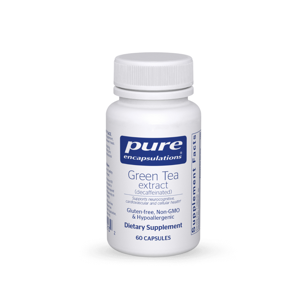 Pure Encapsulations Green Tea Extract (decaffeinated) 60 Capsules ...