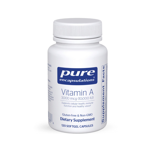 Pure Encapsulations Vitamin A 120 Softgel Capsules – Sanozinatural